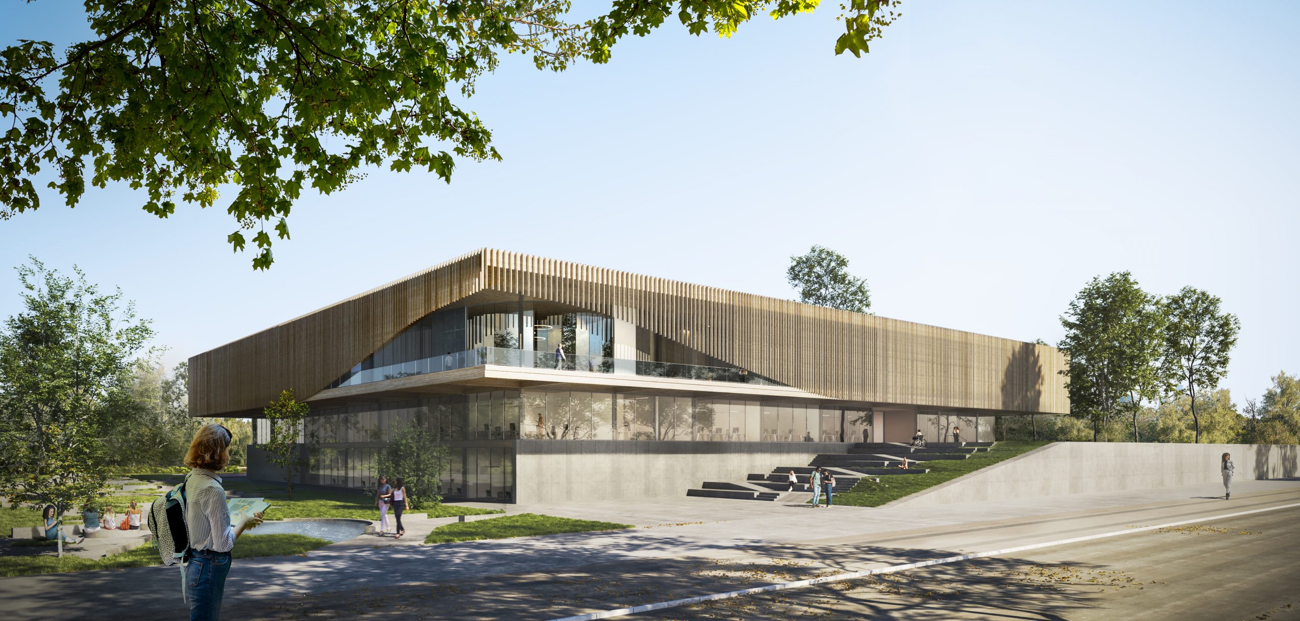 Neues innovatives Schulgebäude